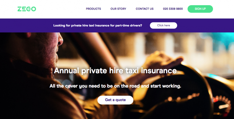 Zego Launches Annual Taxi Insurance