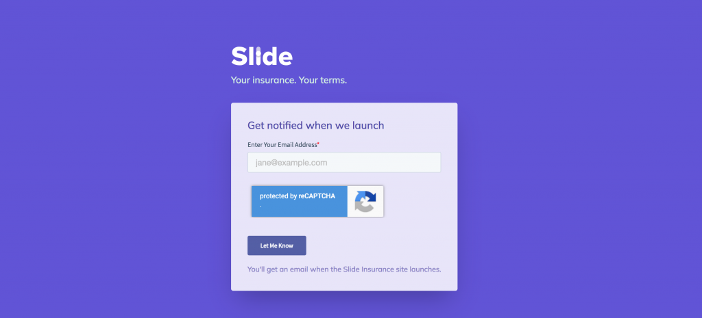 Introducing Slide Insurance