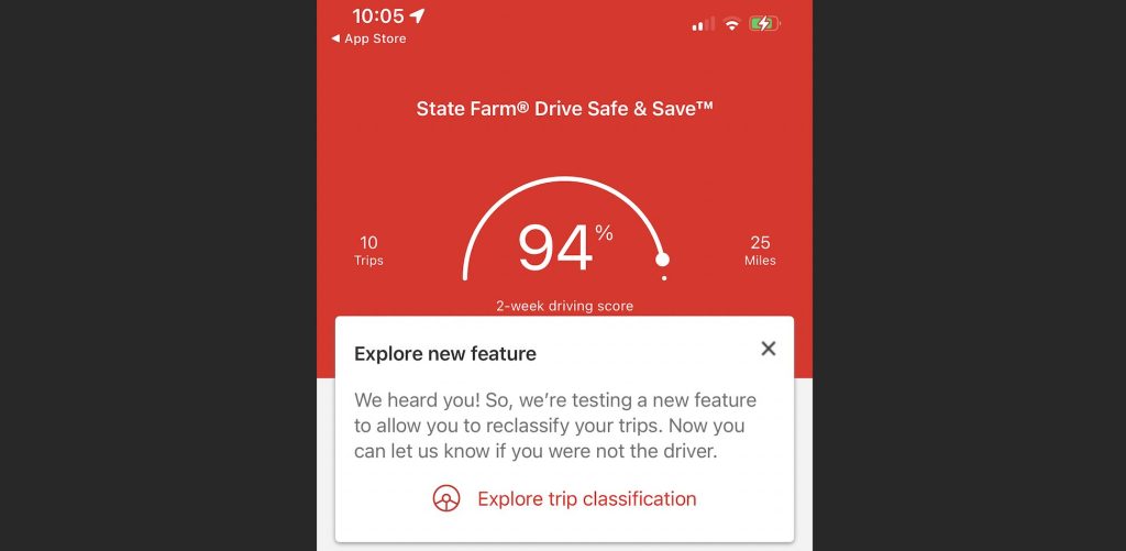 State Farm adds new telematics feature