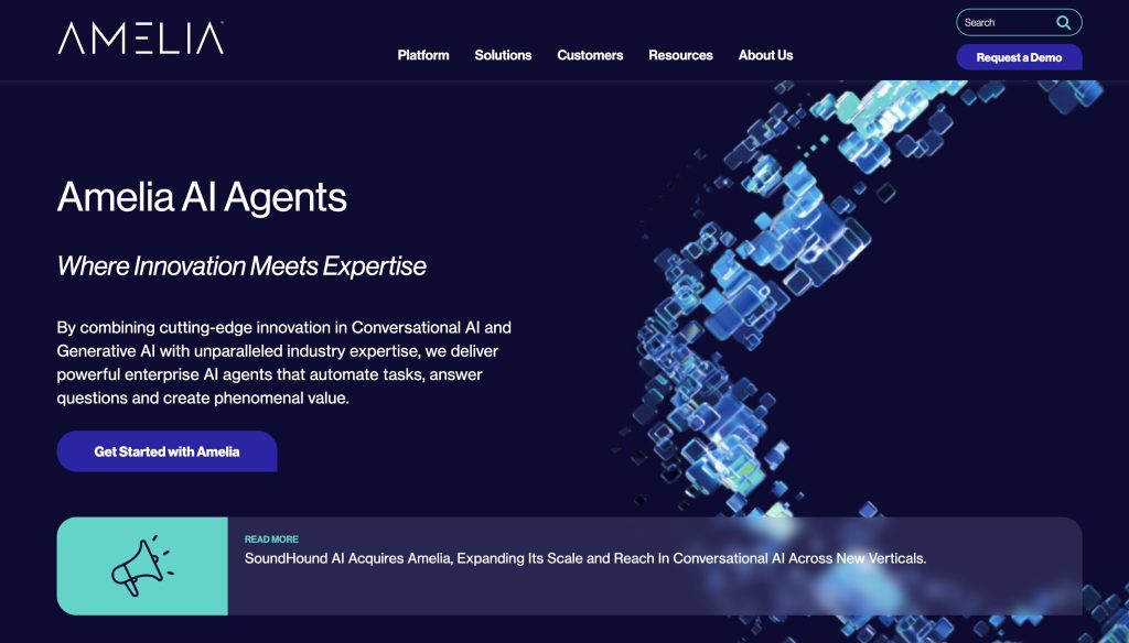 SoundHound AI acquires Amelia