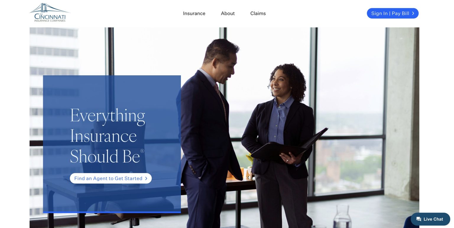 Cincinnati Insurance unveils new website ahead of 75th anniversary